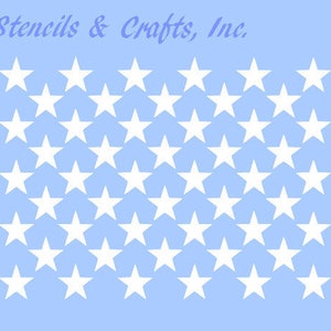 50 stars stencil | Etsy