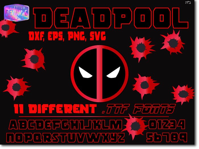 Deadpool Deadpool Font Deadpool SVG Deadpool Logo Deadpool