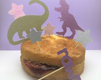 Dinosaur cake topper | Etsy