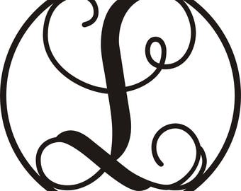 Monogram letter | Etsy