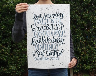 Galatians 5:22 Fruit of the Spirit love joy peace patience