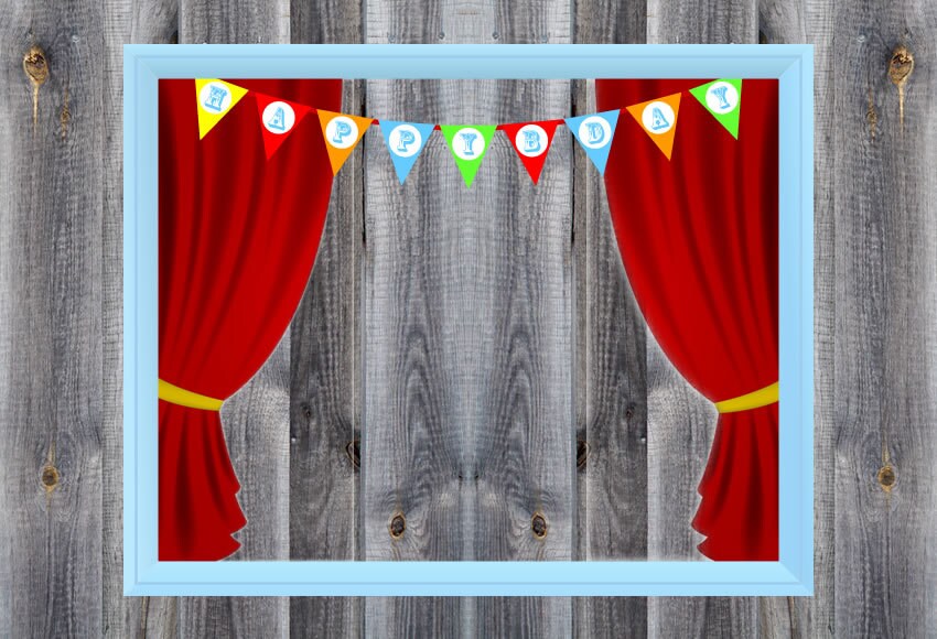 Carnival / Circus Birthday Party Theme Photo Booth Prop