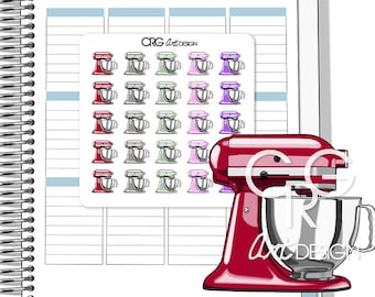 Baking Planner Stickers Printable Calendar Organization