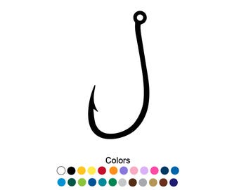 Fishing decal | Etsy