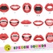 Speech Sounds Phoneme Mouth Clip Art Set