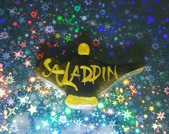 Aladdin White Incense/Candle Burner Decorative Collectible.