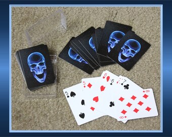 Skull poker | Etsy
