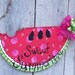Watermelon sweet summer welcome summer door hanger