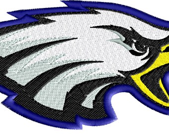 Falcons embroidery | Etsy