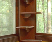 Items similar to 5 Ft. Alexa Corner Cat Tree from The Vertical Cat on Etsy