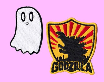 Godzilla patch | Etsy