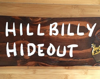 Hillbilly sign | Etsy