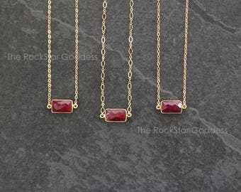 Ruby jewelry | Etsy