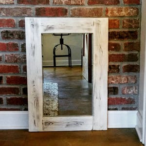 Rustic wall mirror | Etsy