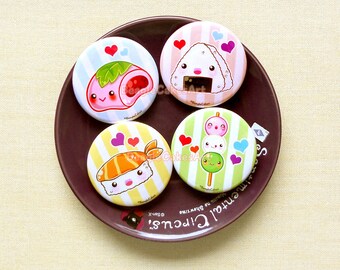 Cute Japanese Food 12x12 Digital Paper 10 Pack