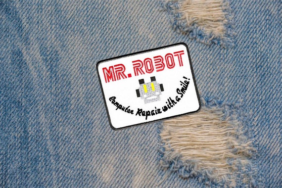 Awesome Large Mr. Robot Patch 10cm fsociety Badge for Shirt