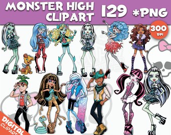 Monster high clipart | Etsy