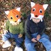Fleece Fox Hat PDF Sewing Pattern Woodland Animal Costume