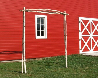 Birch wedding arch | Etsy