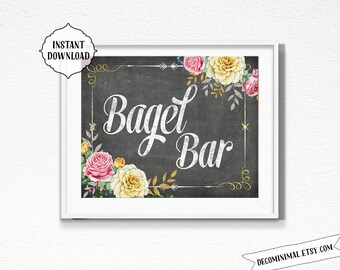 Bagel sign | Etsy