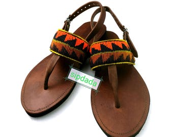 Kenyan sandals | Etsy