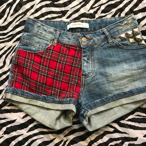 Tartan shorts | Etsy
