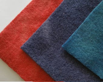 Felted wool fabric | Etsy