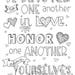 Bible Verse Coloring Page Romans 12:10 Printable Coloring