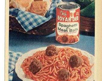 Chef boyardee | Etsy