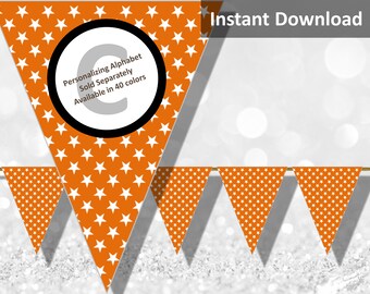 Halloween Bunting Pennant Flags Download Print 5 8.5 x 11