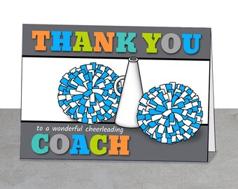 PRINTABLE Team Thank You Card for Basketball Coach Instant