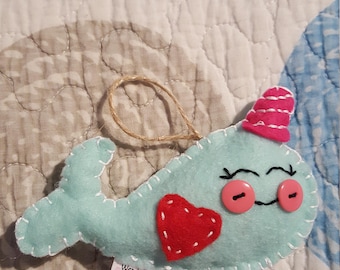 Narwhal valentine | Etsy