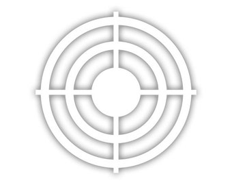 Bullseye stickers | Etsy