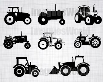Tractor stencil | Etsy