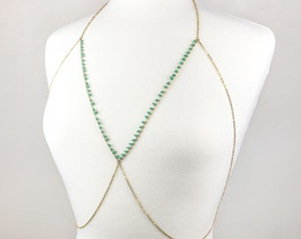 Body harness jewelry | Etsy