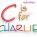 Charlie Monogram Font small set 1 1.5