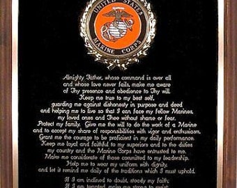 Marine prayer | Etsy