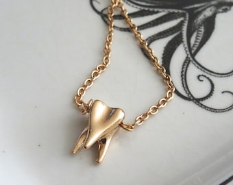 Human Tooth Bracelet with three fangs by Defy / Adjustable