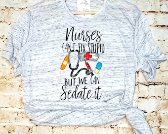 Funny nurse shirts | Etsy