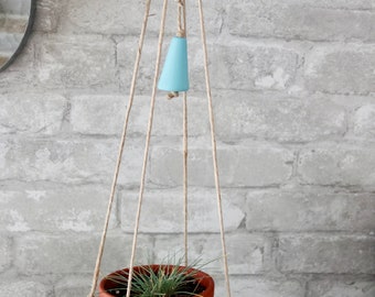 Wood hanging planter | Etsy