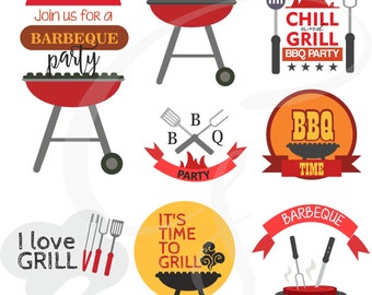 BBQ Clipart summer barbecue clipart picnic clip art bbq