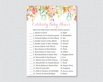 Blue Pumpkin Baby Shower Celebrity Baby Name Game Celebrity