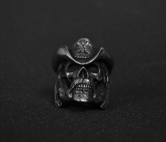 Lemmy Skull ring motorhead lead singer legend handmade