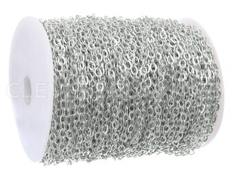 100 Ft 5x7mm Antique Bronze Cable Chain Spool For