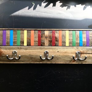 Wood coat rack | Etsy