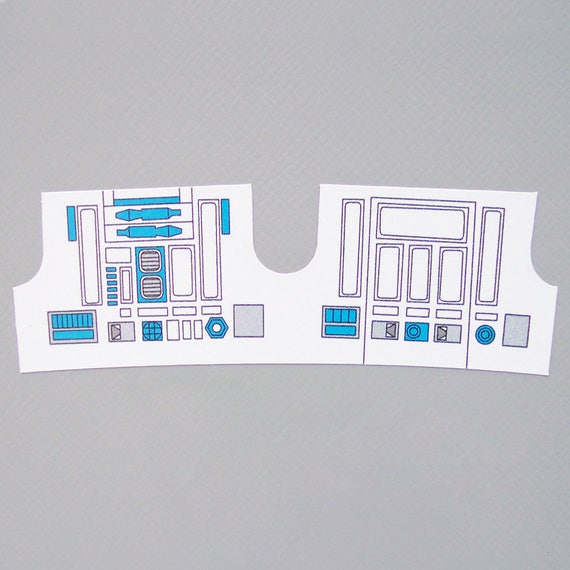 Vintage Star Wars R2-D2 Replacement Sticker Decal