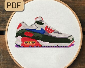 Cross stitch shoes | Etsy