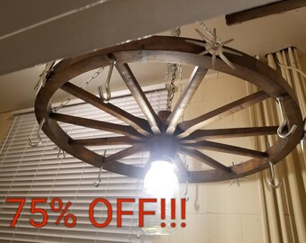 Wagon wheel light | Etsy