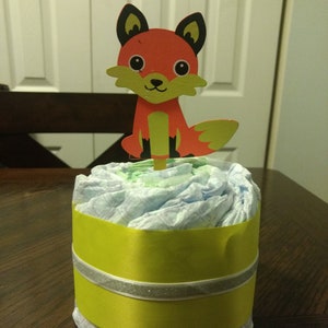 Fox diaper cake | Etsy
