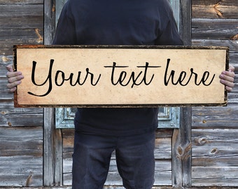 Make your own sign | Etsy